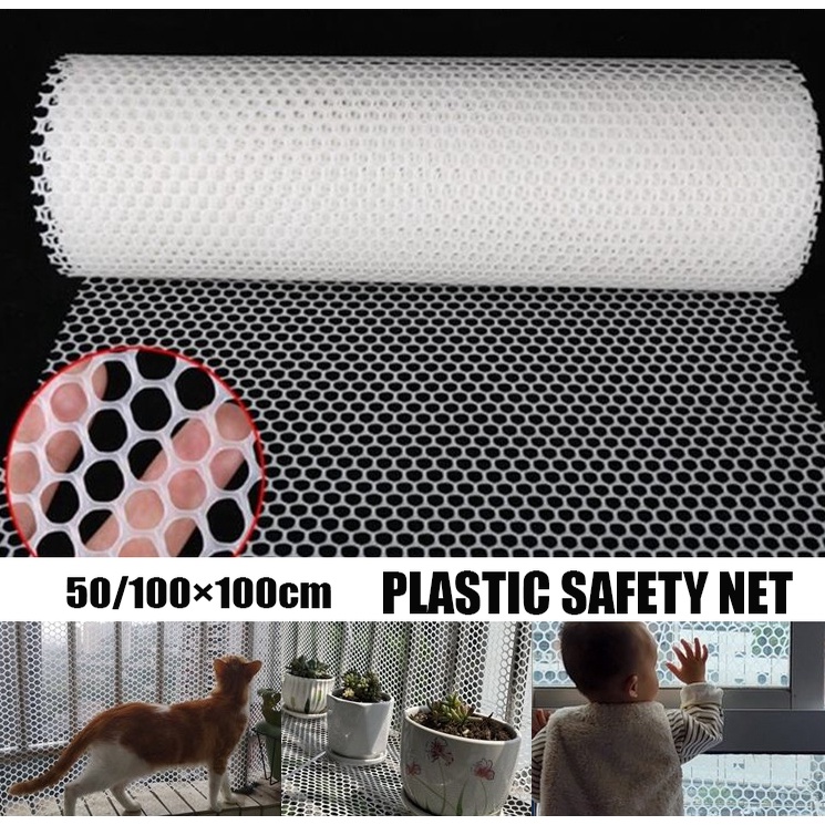 Plastic Safety Pets Net Safety Anti-falling Mesh Cat Netting Balcony ...