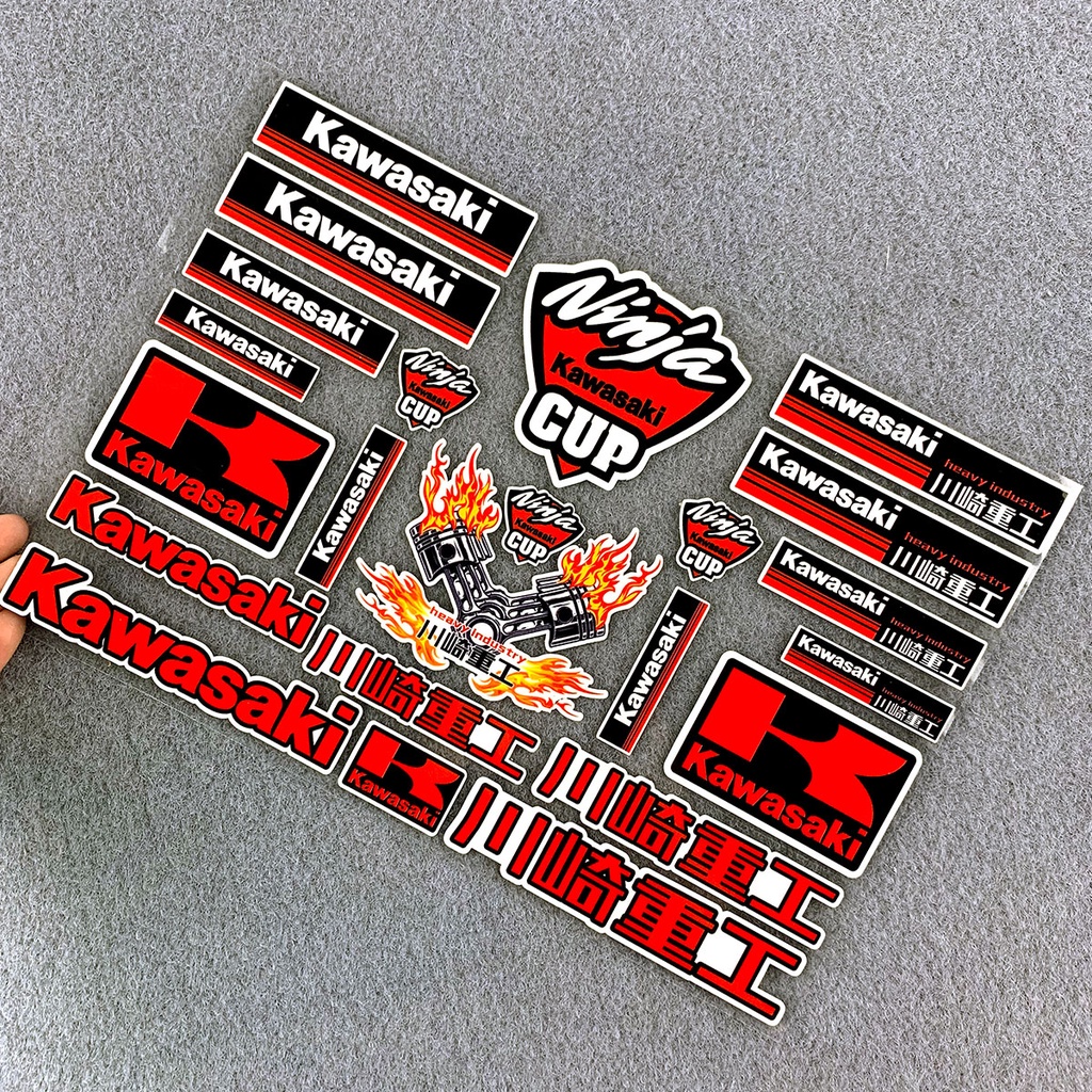 For Kawasaki Ninja Z900 ZX25R Z400 Z1000 Z250 H2R Racing Motorcycle ...