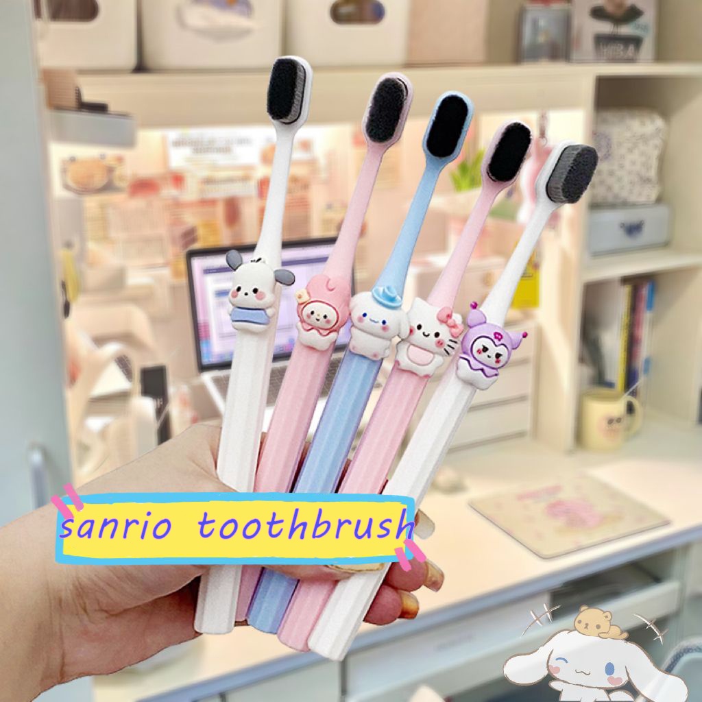 Sanrio Soft Toothbrushes Kuromi My Melody Cinnamoroll Baby Toothbrush ...