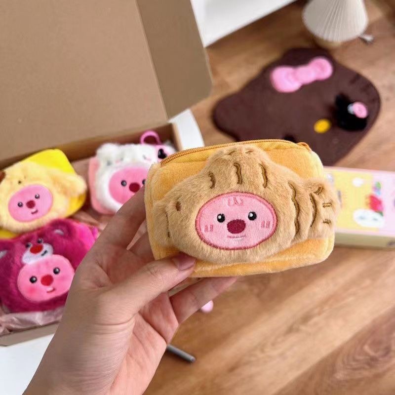 Loopy Sanrio Hello Kitty Kuromi Anime Pink Beaver Kawaii Wallet Cartoon ...