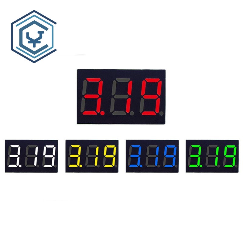 1PCS/2PCS 0.36 Inch Mini LCD Display Voltmeter Ammeter Voltimetro ...