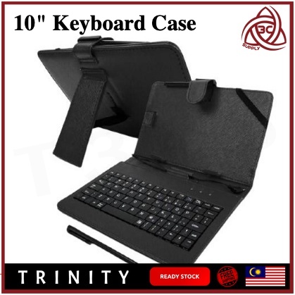 10 Inch 10" Universal Smart PU Leather Tablet Keyboard Case Handheld PC ...