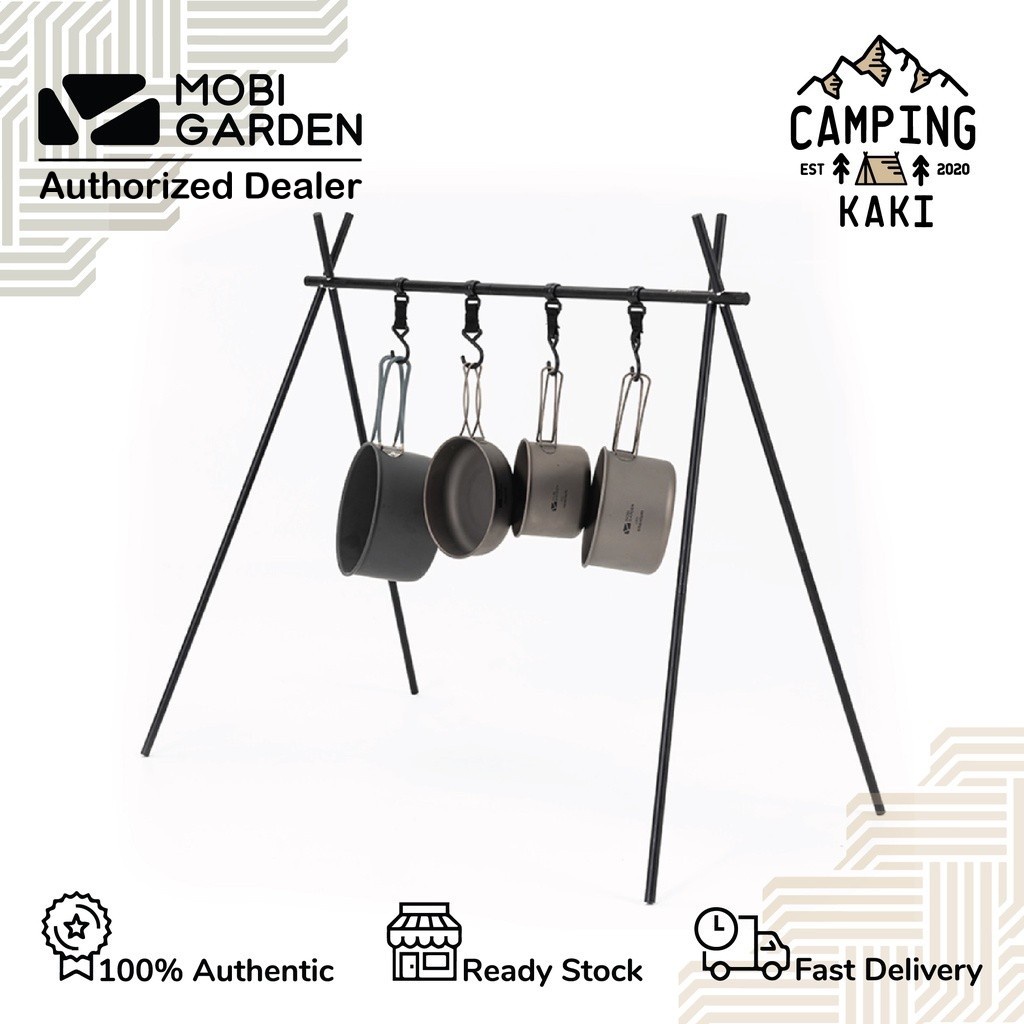 Mobi Garden Camping Hanging Rack 95cm Triangle Rack | Shopee Malaysia