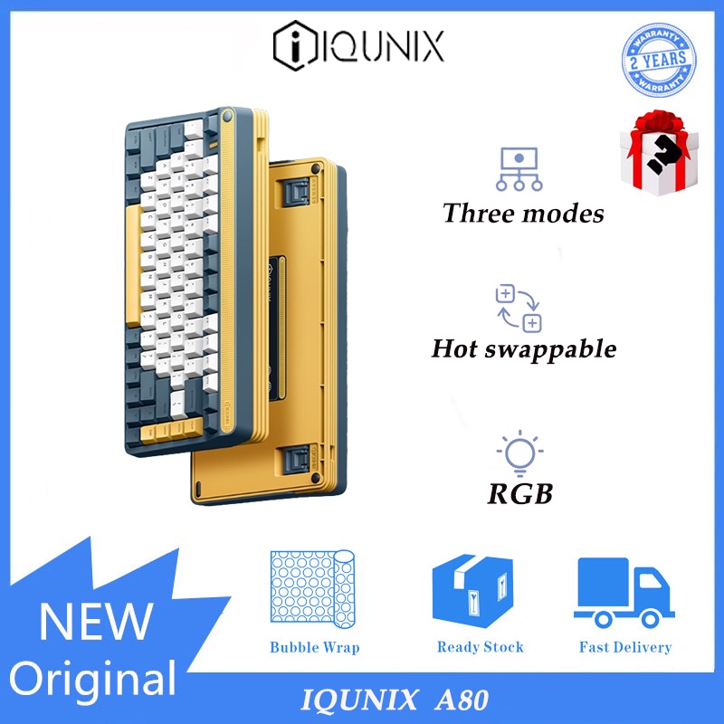 IQUNIX A80 Explore Wireless Mechanical Keyboard Bluetooth Three Mode ...