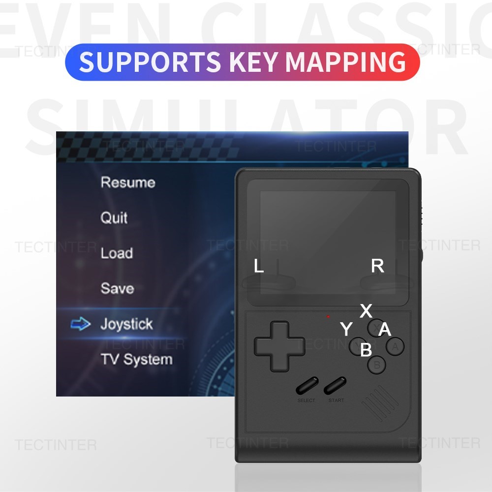 GB300 3.0 inch Screen Portable Handheld Game Console Retro Video Game ...