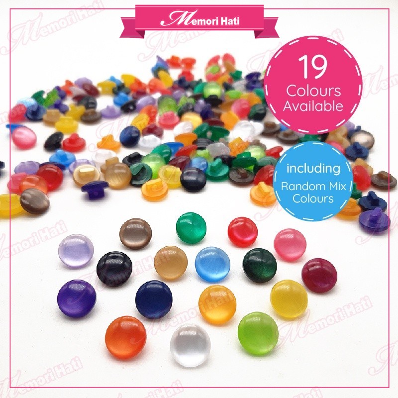 12pcs & 144pcs Butang Cendawan Mushroom Buttons | Shopee Malaysia