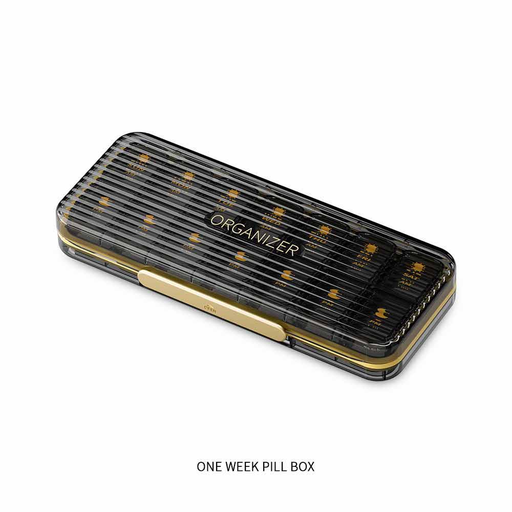 Pill packaging box with 21 compartments per week, daily medicine ...