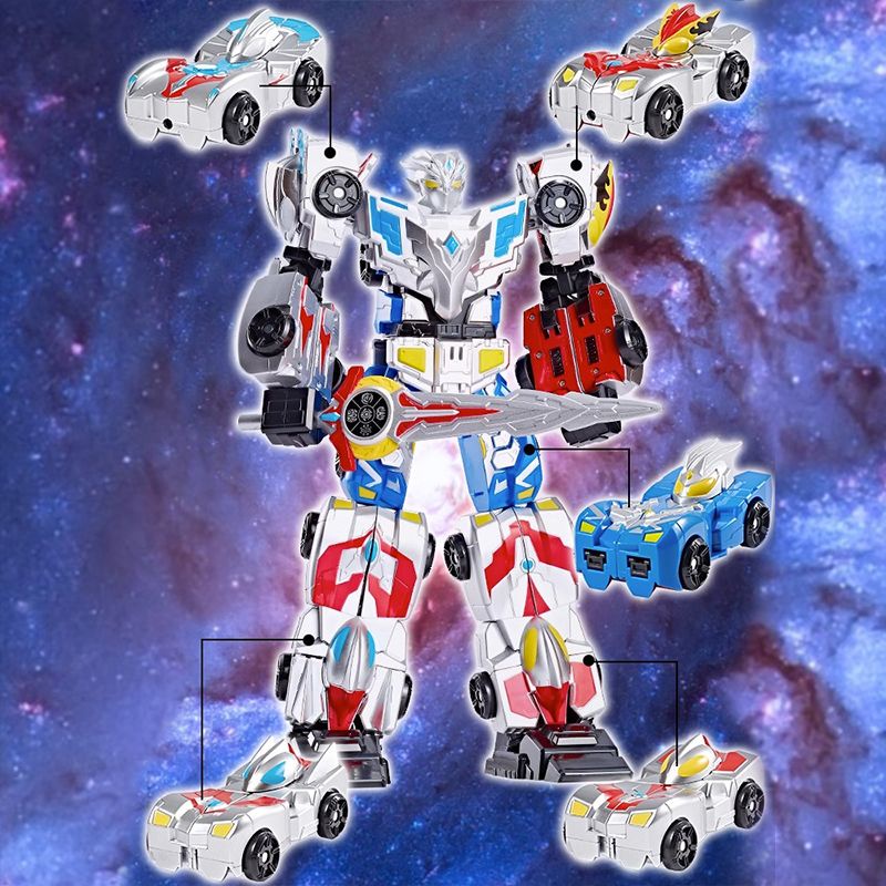 Galaxy Superman 5 Combination Ultraman Transformation Car Ro Galaxy ...