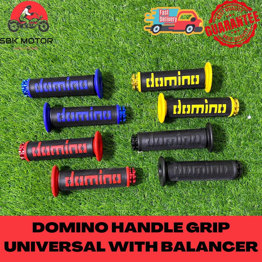DOMINO HANDLE GRIP MOTORCYCLE THROTTLE GRIP UNIVERSEL WITH BALANCER Y15 ...