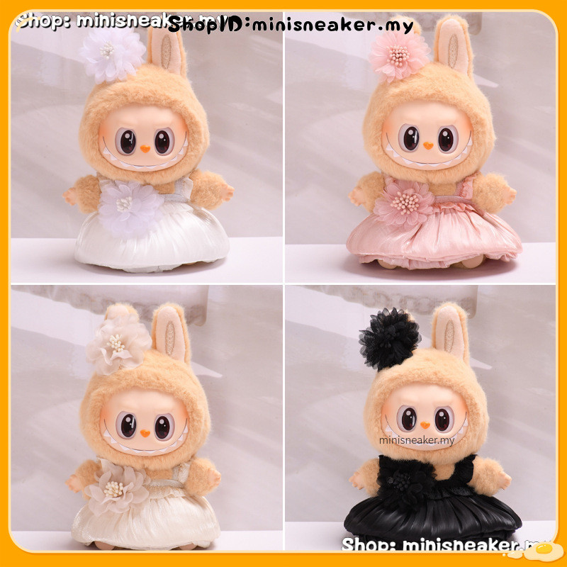 15cm 17cm Labubu Clothes Cute Bud Skirt For Labubu V1 V2 Baby Three V3 ...