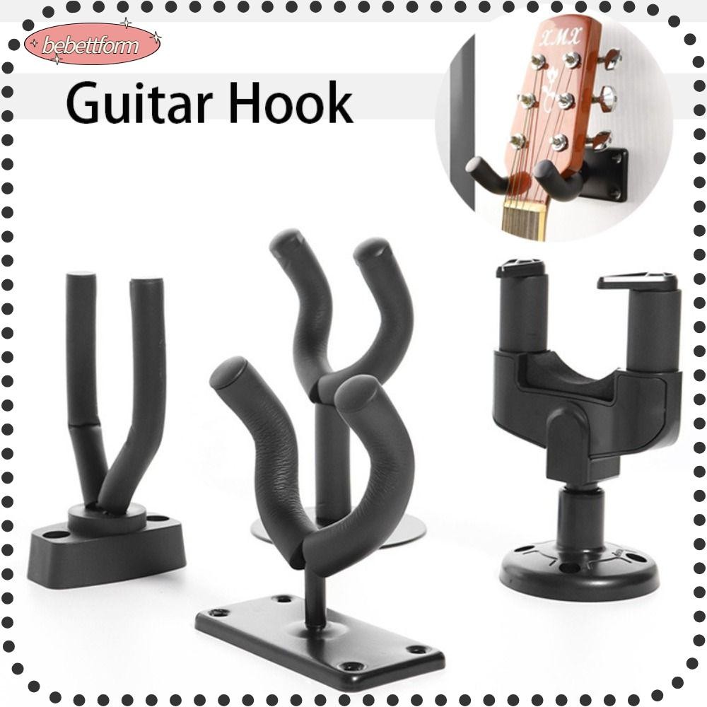 LIKE Musical Instruments Hook, Wall Mount Non-slip Guitar Hanger ...