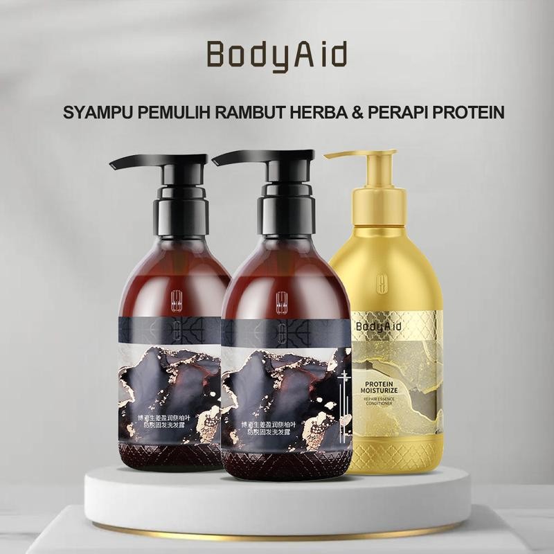 Syampu Ekstrak Halia, Penjagaan Rambut, Perapi, oleh jenama Bodyaid ...