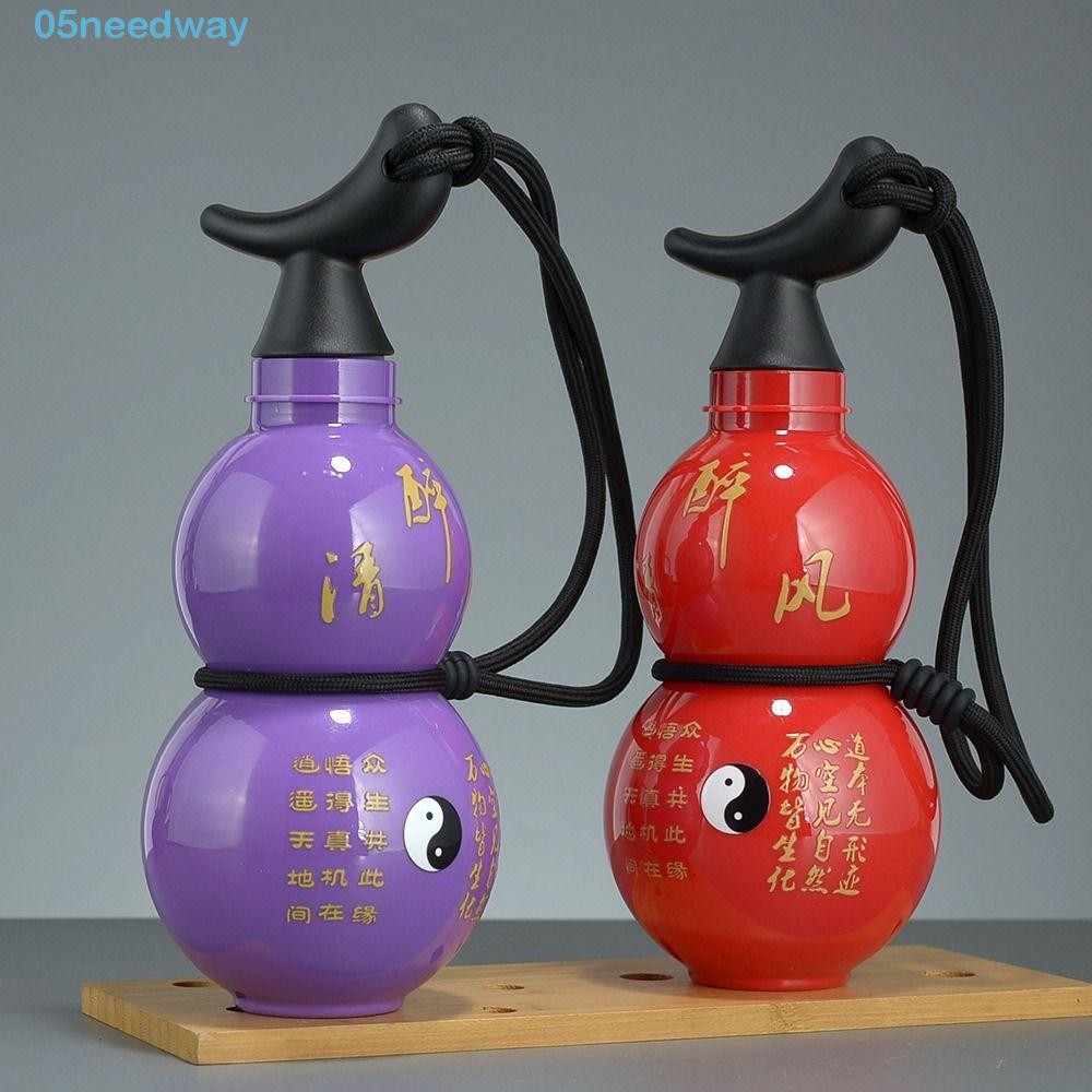 NEEDWAY Outdoor Water Bottle, Gourd Shaped Chinese Style Poratble Water ...