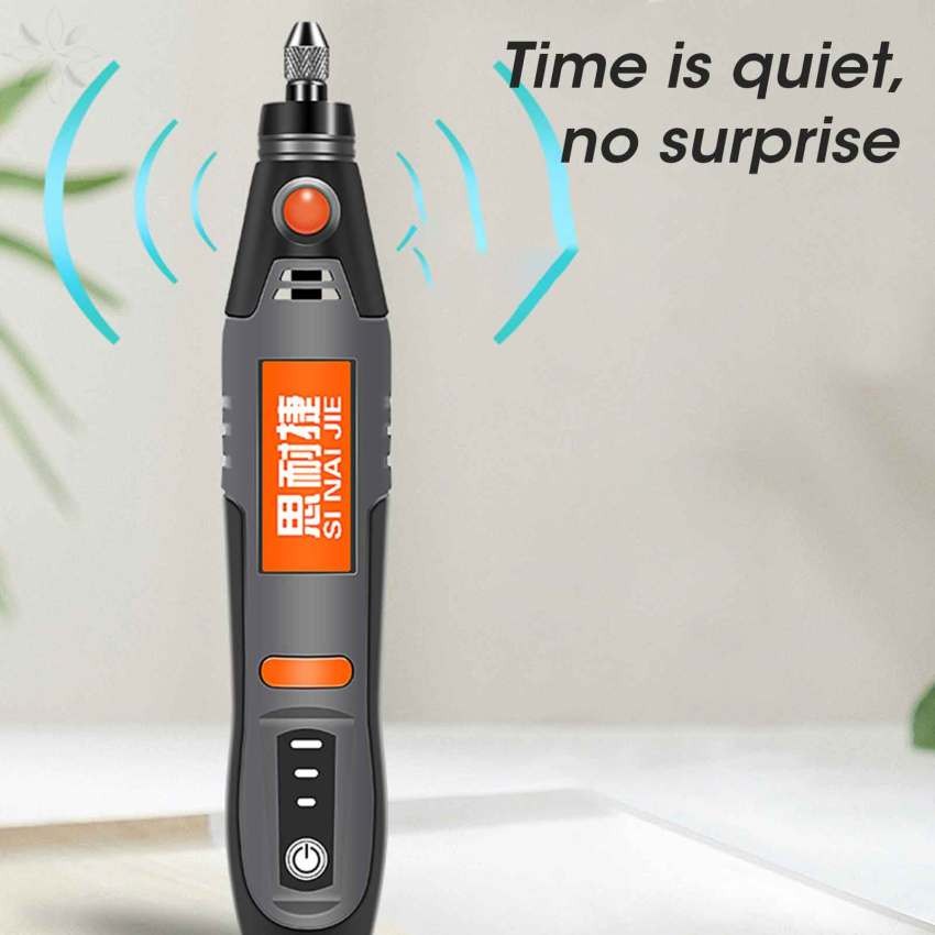 35W USB Wireless Rotary Tool DIY Mini Drill Engraving Pen Electric 3 ...