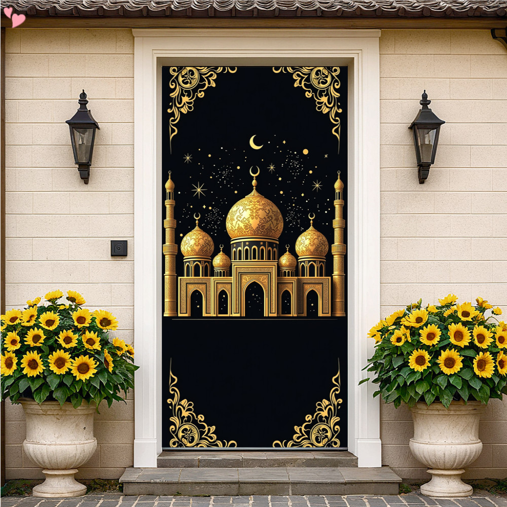 Islamic Mosque Large Tapestry for Ramadan Eid Mubarak Prayer Backdrop ...