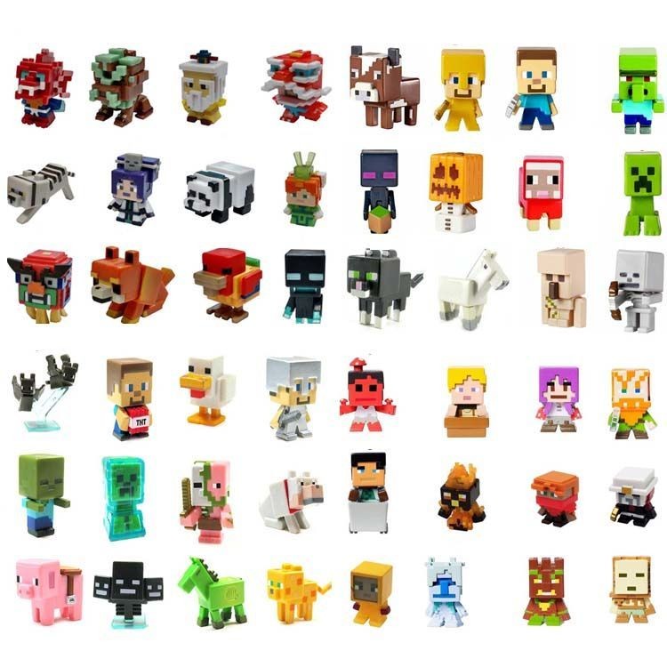 Minecraft Genuine Minecraft Minecraft Minecraft Mystery Bag 3cm Doll ...