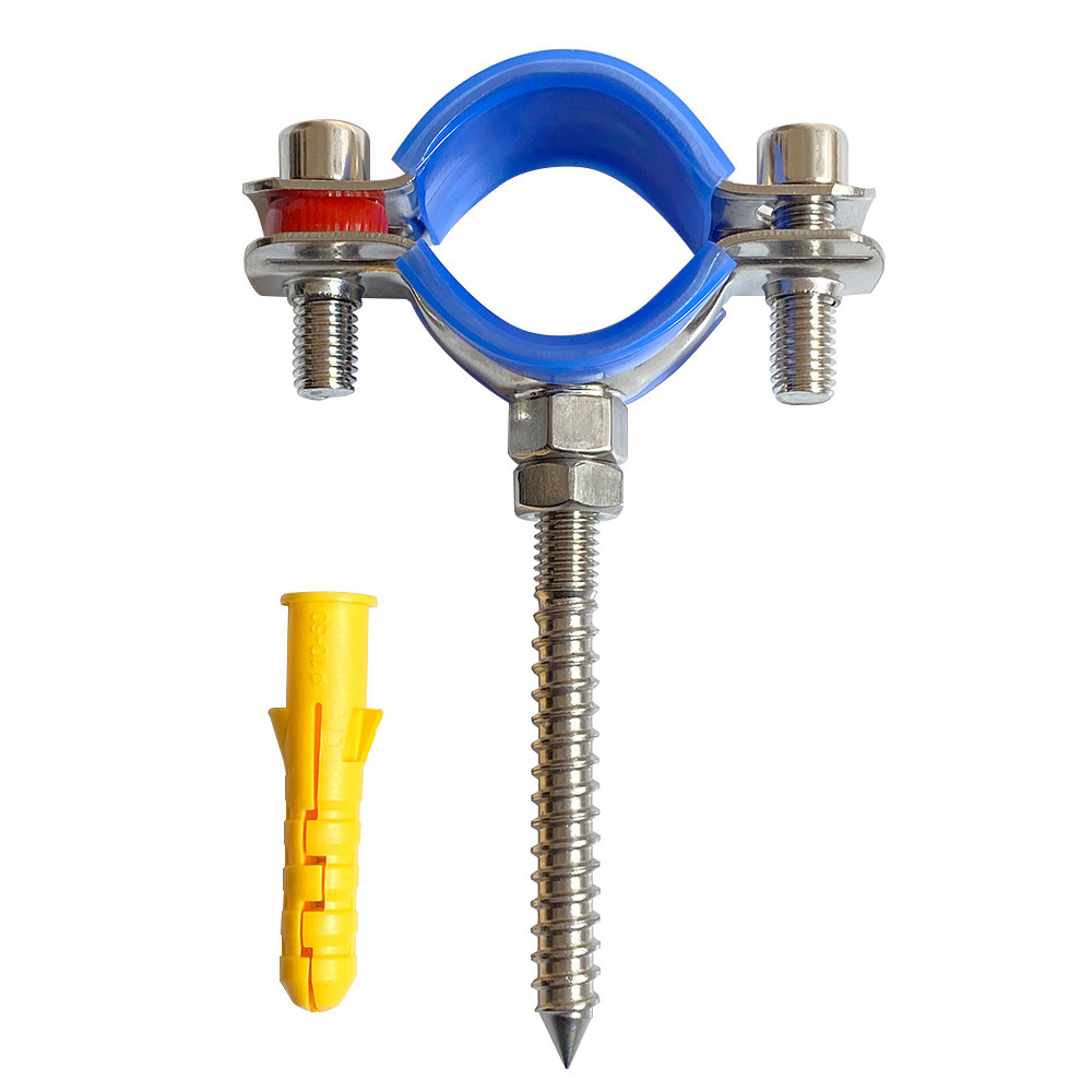Stainless Steel Buckle Pipe Bracket Screw Pipe Fixing Pipe Hoop Pipe ...