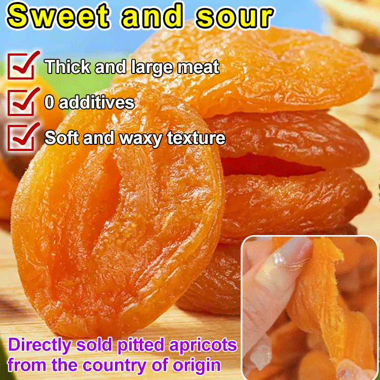 [24H Shipping]Dried Red Apricots Pitted Red Apricots Dried Fruit Snacks ...