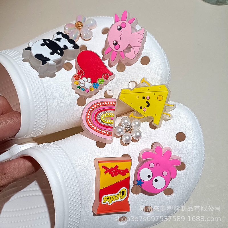 Cartoon Led Jibbitz Charm Pokemon Squirtle Shoe Charms Roller Skates ...