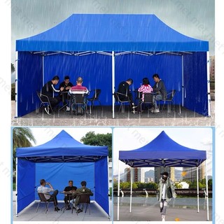 Heavy Duty 10x10 Folding Canopy Tent Set with Side Wall High Quality ...