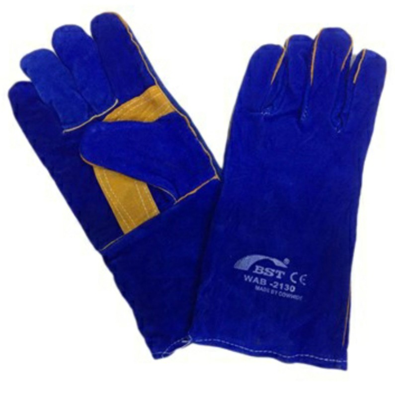 BST Welding Hand Glove Leather Reinforced 13'' | Shopee Malaysia