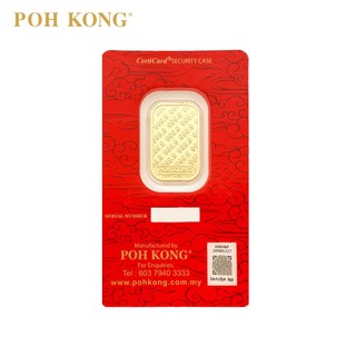 POH KONG 999.9/24K Pure Gold Dragon Gold Bar (3g) | Shopee Malaysia