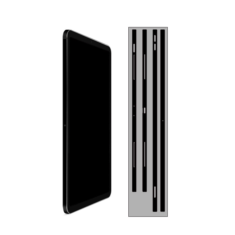 Side Protector for iPad Pro 2018 Air 4 5 Mini 6 Plain Color Decal Skin ...