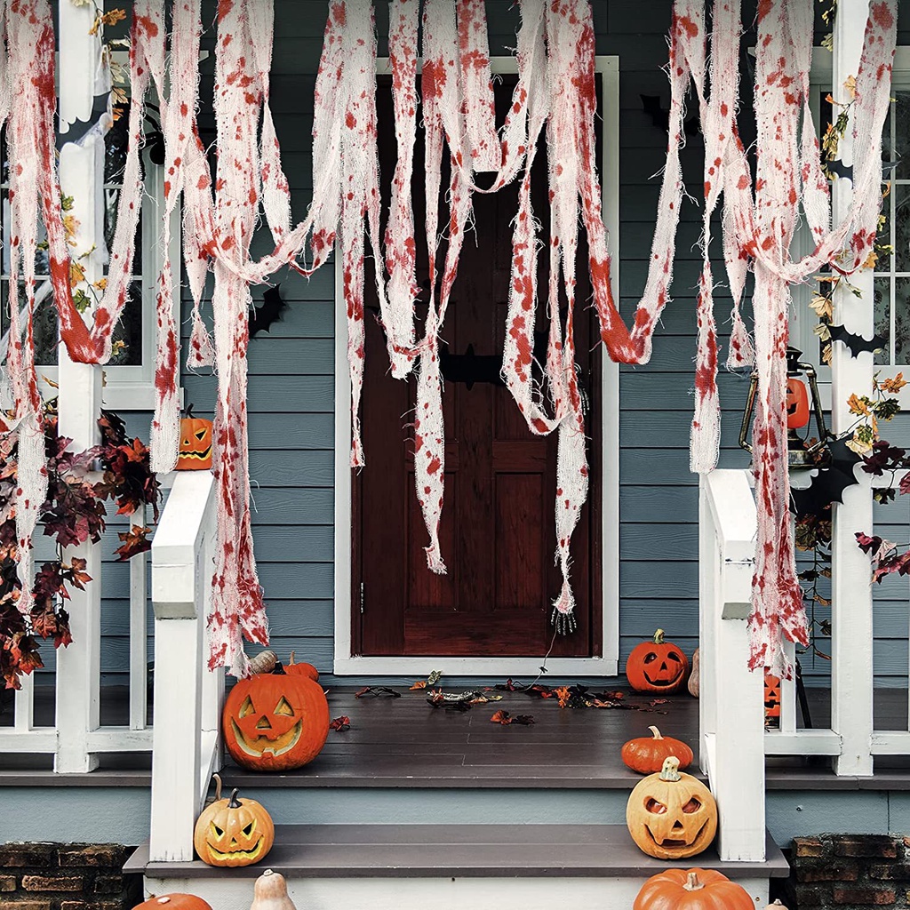 Halloween Creepy Cloth Scary Blood Cloth Drape Doorways Windows Wall ...