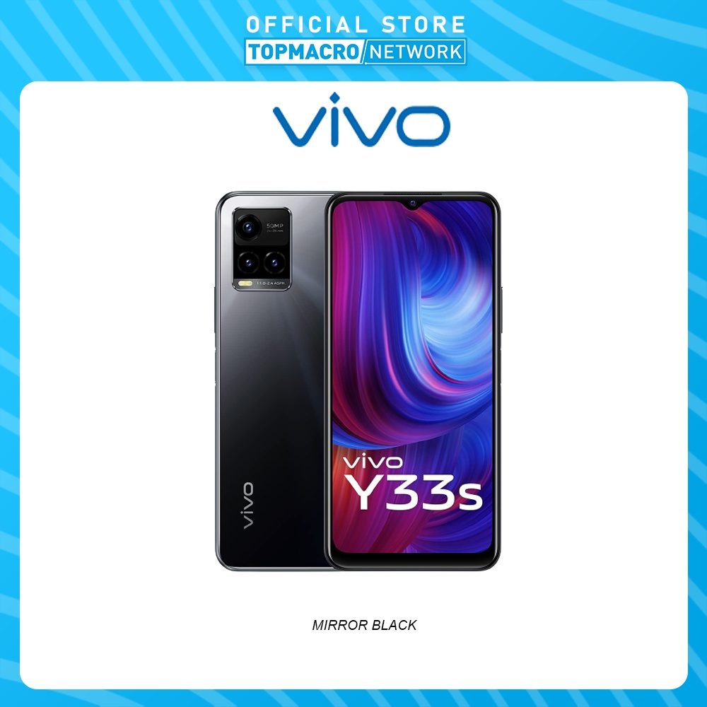 VIVO HP Y33S 8 + 128GB - MIRROR BLACK | Shopee Malaysia