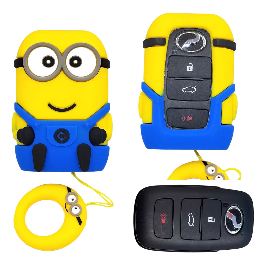 Cartoon minions for Perodua Ativa Myvi Alza Axia 2022-2023 Car silicone ...