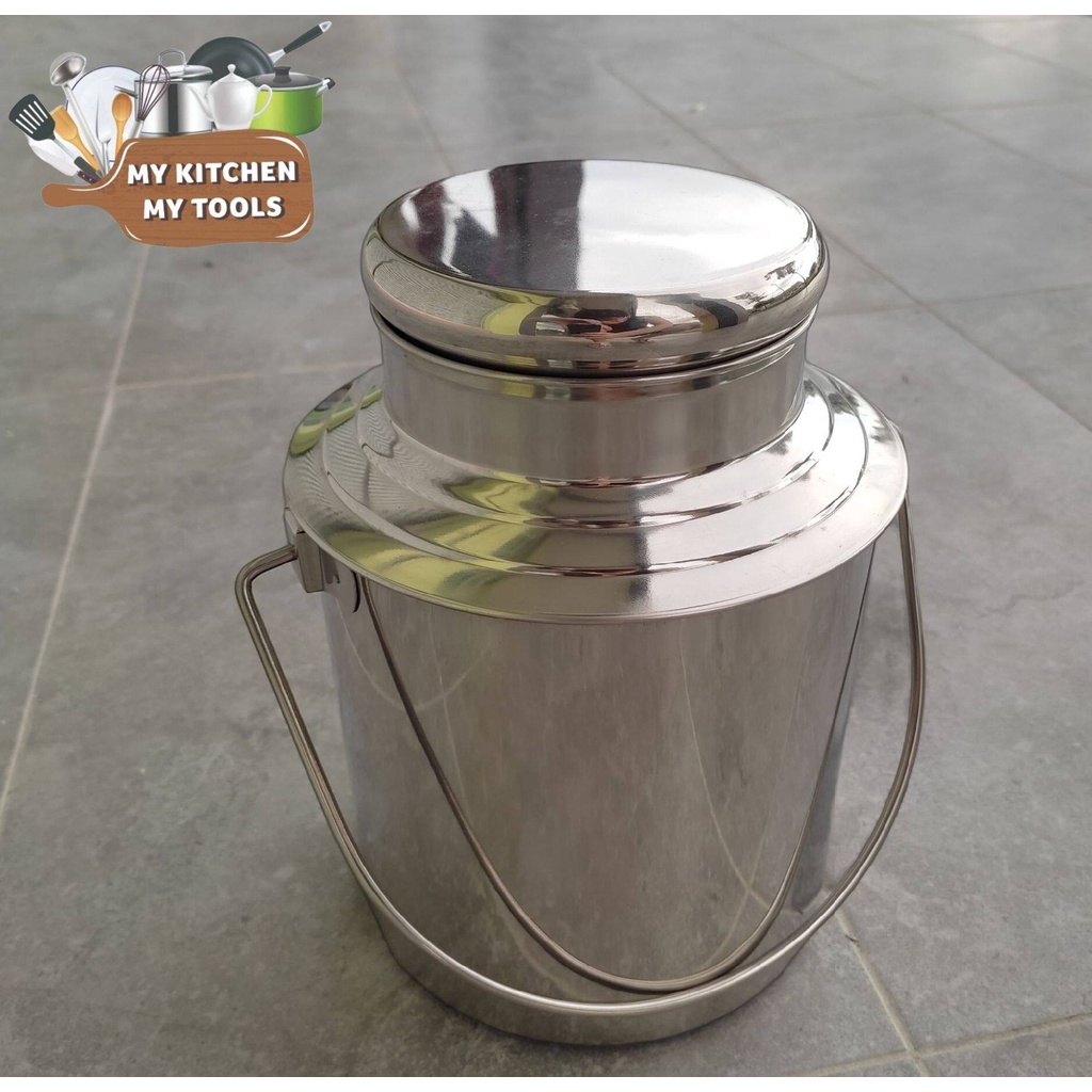 Traditional Stainless Steel Water Tank 3.5L/ Milk Tank / Tong Air ...