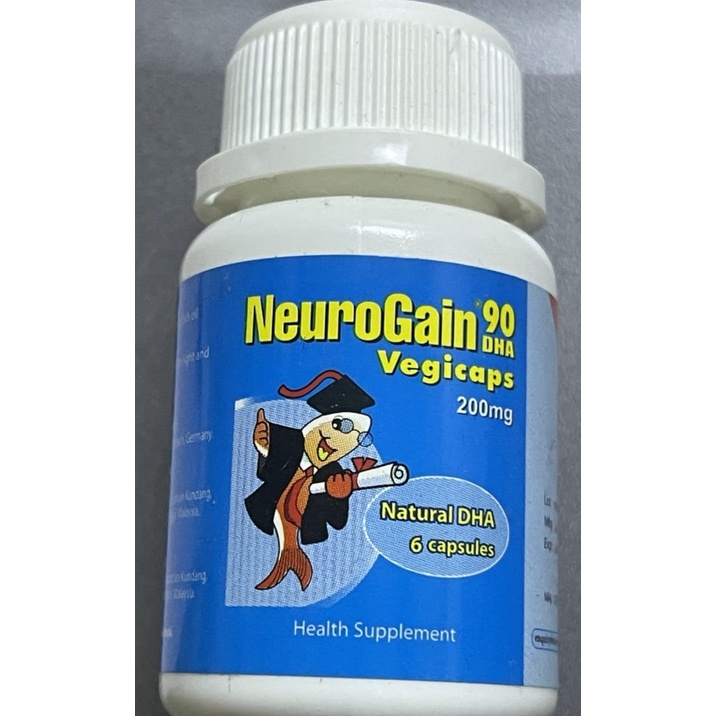 NEUROGAIN 90 DHA VEGICAPS 200MG 6'S (EXP: 01/2025) | Shopee Malaysia