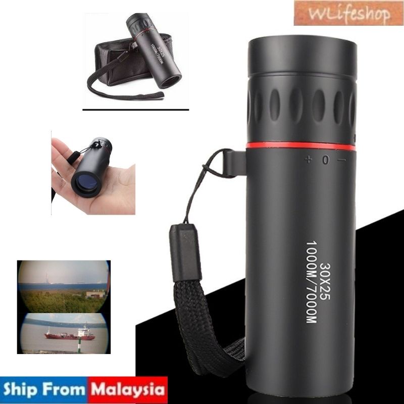 Teropong Mini Mainan Telescope Concert Teropong 30X25 Zoom Optical ...