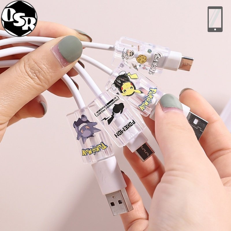 OSR USB Cable Protector Anti-break Cord Protective Cover / Cartoon ...