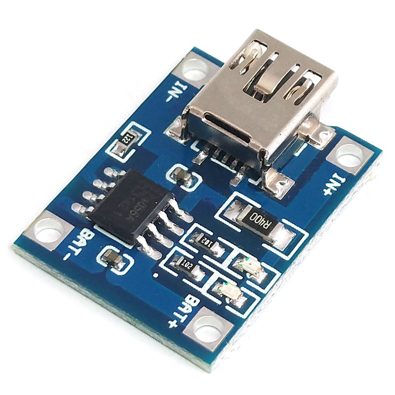 Lithium battery charger Mini USB interface TP4056 1A lithium battery charging board charging ...