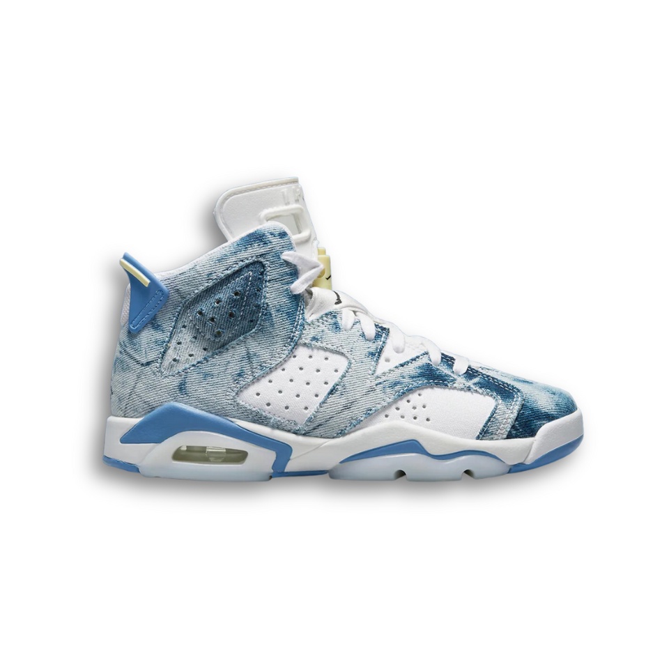 Jordan 6 Retro Washed Denim (2022) (GS) | Shopee Malaysia