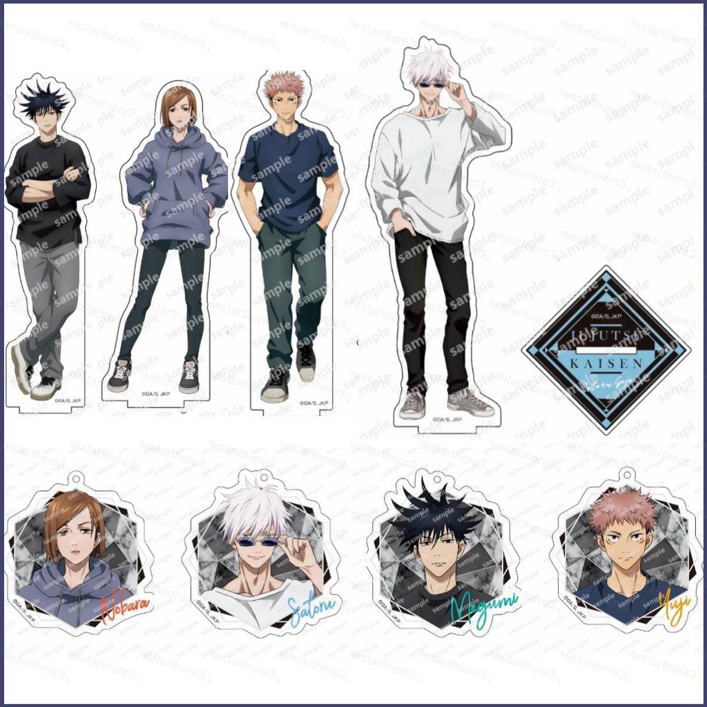 YE Jujutsu Kaisen Anime Figure Keyring Model Toy Acrylic Plate Holder ...