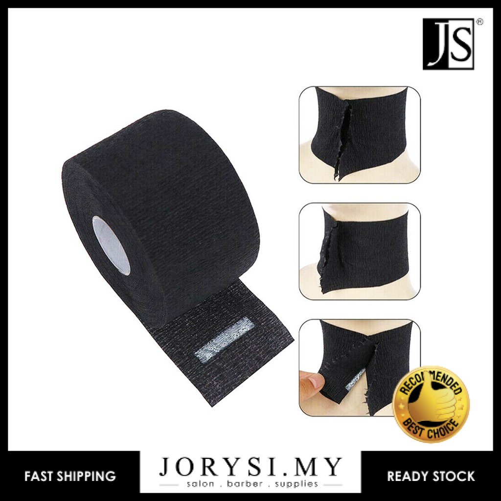 One Time Extra Thick Disposable Neck Ruffles/Paper/Tissue - 1PCS (BLACK ...