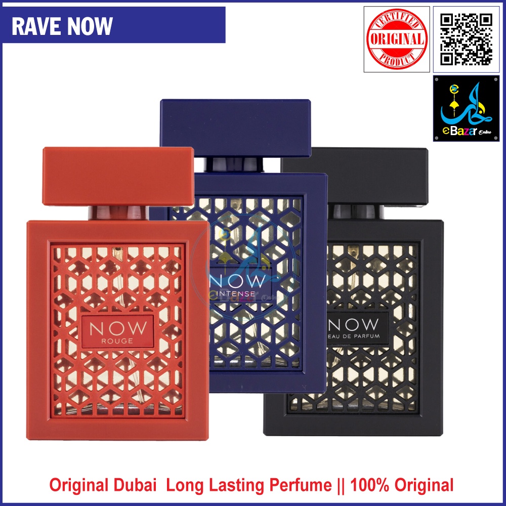 Rave Now / Rave Now Rouge / Rave NOW INTENSE / RAVE PERFUME For Men ...