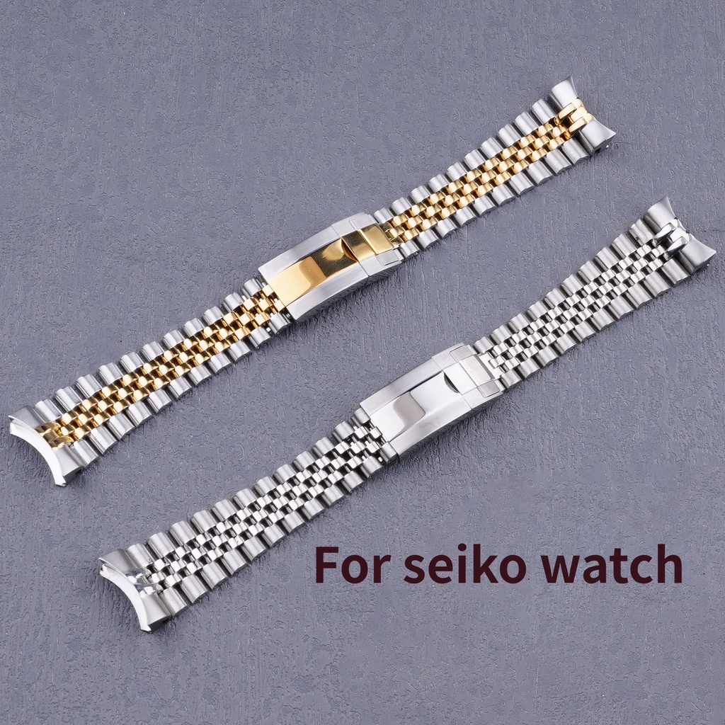 For SEIKO 5 Sports SRPD SSK001 003 005 Steel Solid Curved End Screw ...