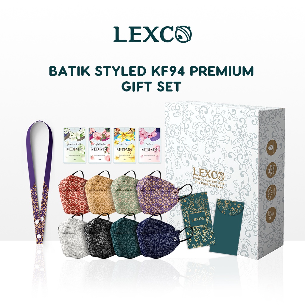 LEXCO Batik Styled KF94 Premium Gift Set | Shopee Malaysia