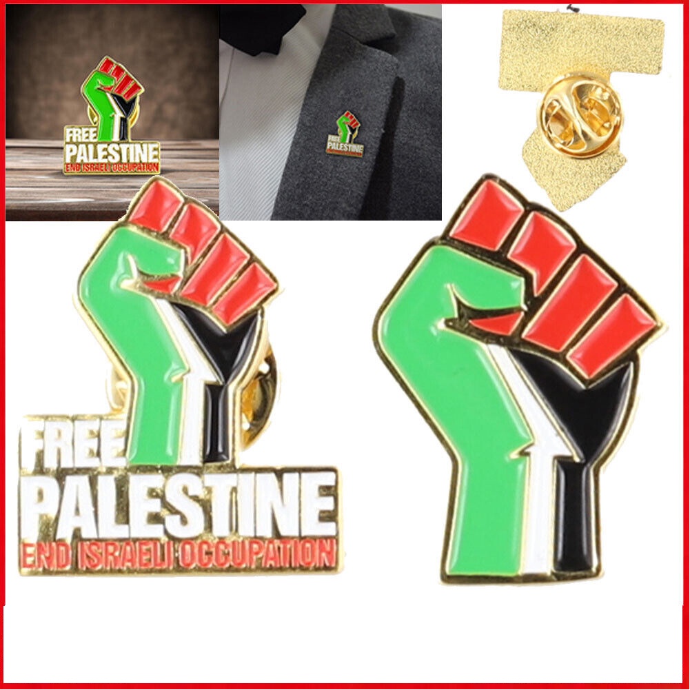 Palestine Palestinian Flag Pin Badge Lapel Bendera Palestin | Shopee ...