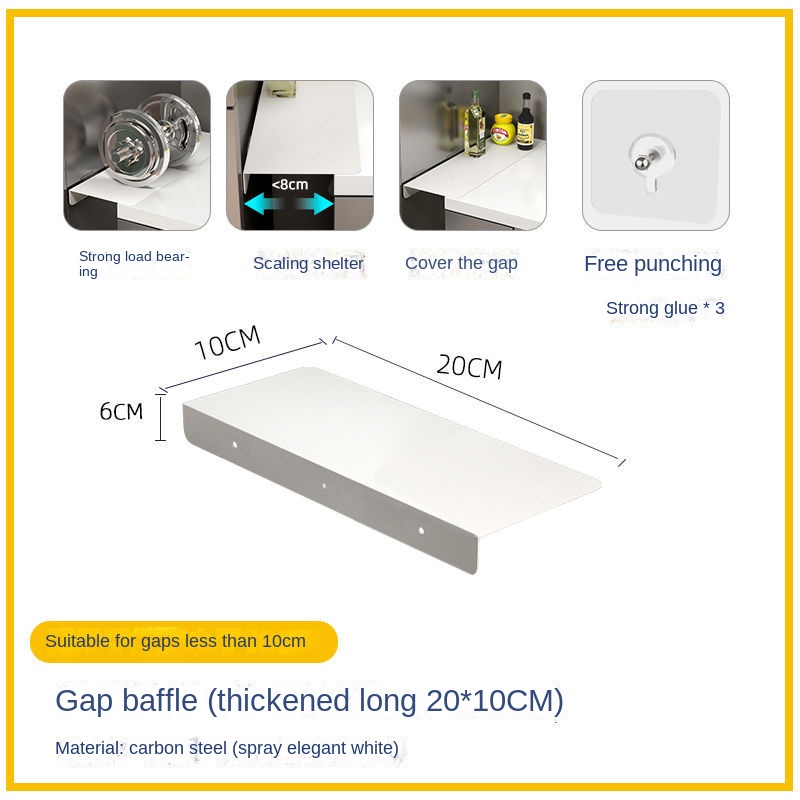 Kitchen Countertop Extension Board Gap Board Wall Perforation-Free ...