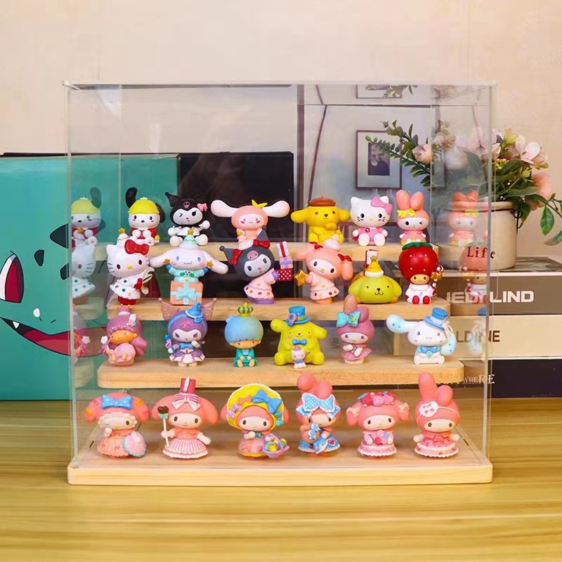 Bubble Matt Acrylic Display Box Molly Hand-Made Jasmine Doll Storage ...