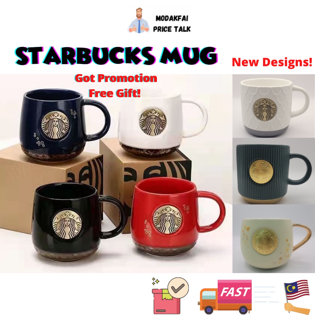 Starbucks Coffee Mug Cawan Kopi Seramik 陶瓷咖啡杯 | Shopee Malaysia