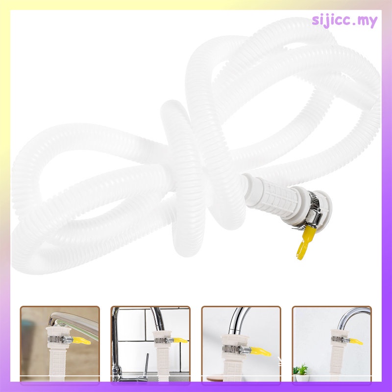 Air Conditioner Hose Portable Drain Unit Pipe Water White Pvc sijicc ...