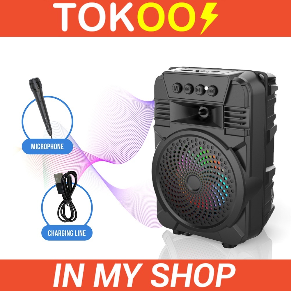 Outdoor Bluetooth Speaker Square Dance Sound System Karaoke Portable ...