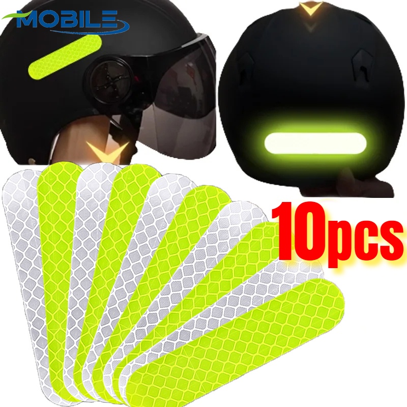 [ Featured ] Motorcycle Helmets Reflective Strips / Night Riding Safety ...