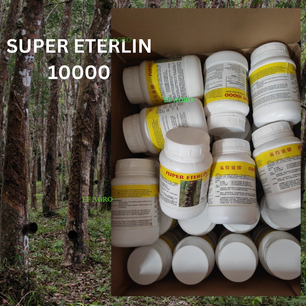 500Gram SUPER ETERLIN 10000 10% Penggalak Susu Getah | Shopee Malaysia