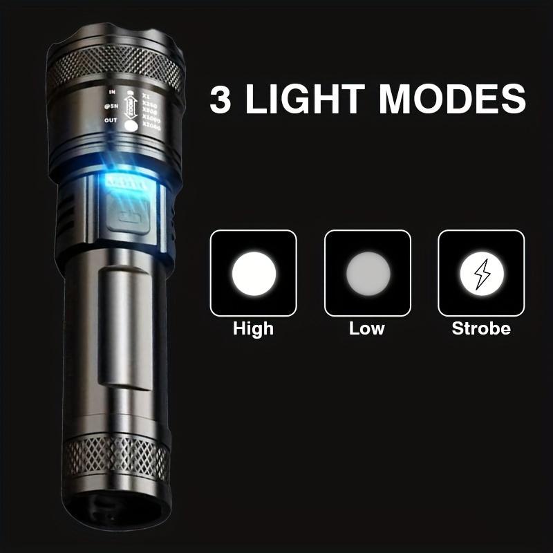 Local Ship White Laser Super Bright LED Flashlight with 3 Model ...